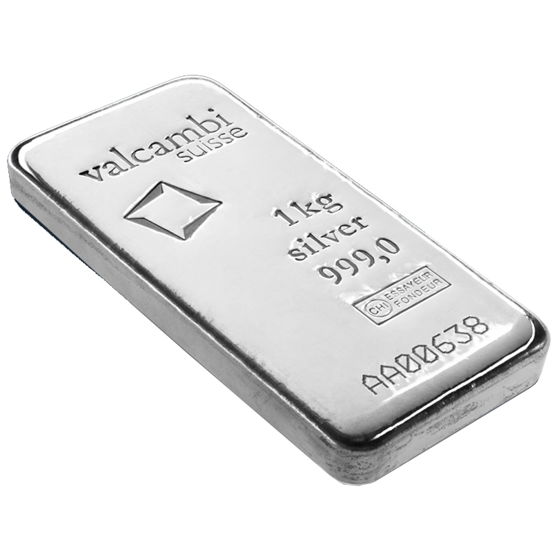 1 Kilogram Silver Valcambi Bar Ausecure 1 Kilogram Silver Valcambi Bar Ausecure