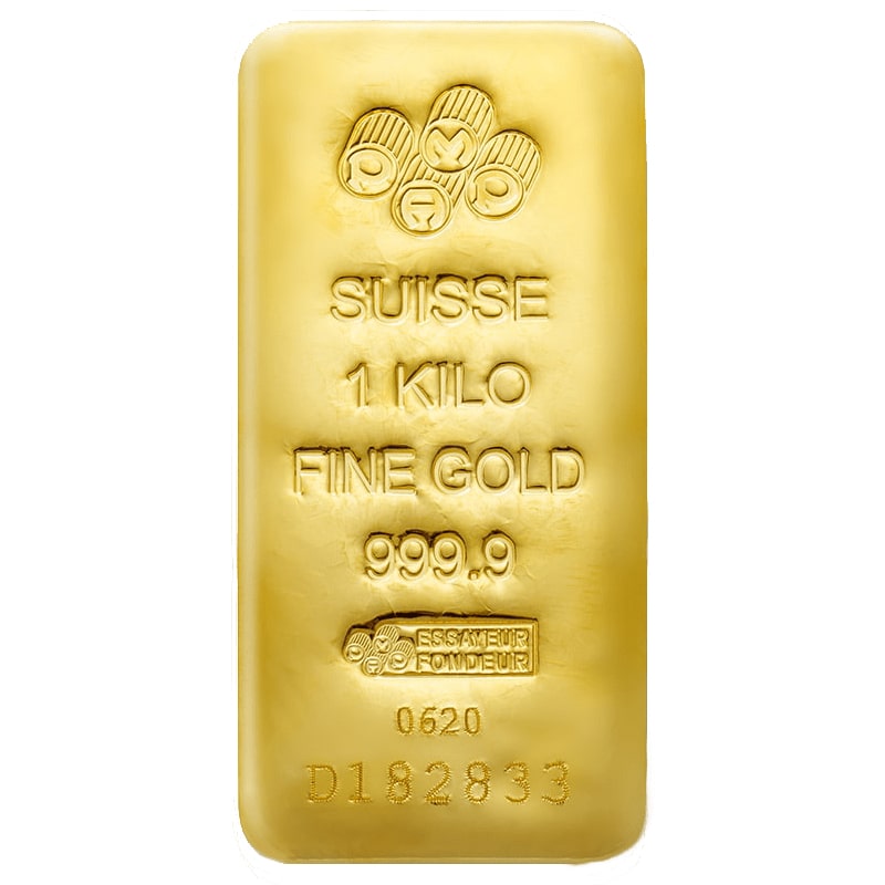 1 Kilogram Gold Pamp CAST BAR Ausecure 1 Kilogram Gold Pamp CAST BAR Ausecure