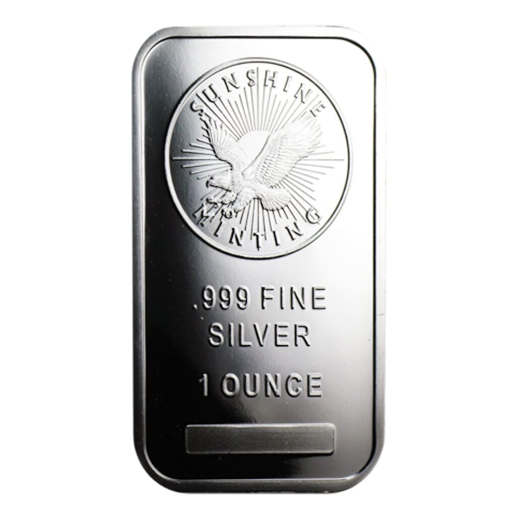 1 Ounce Silver Bar (Assorted Bars) – Ausecure