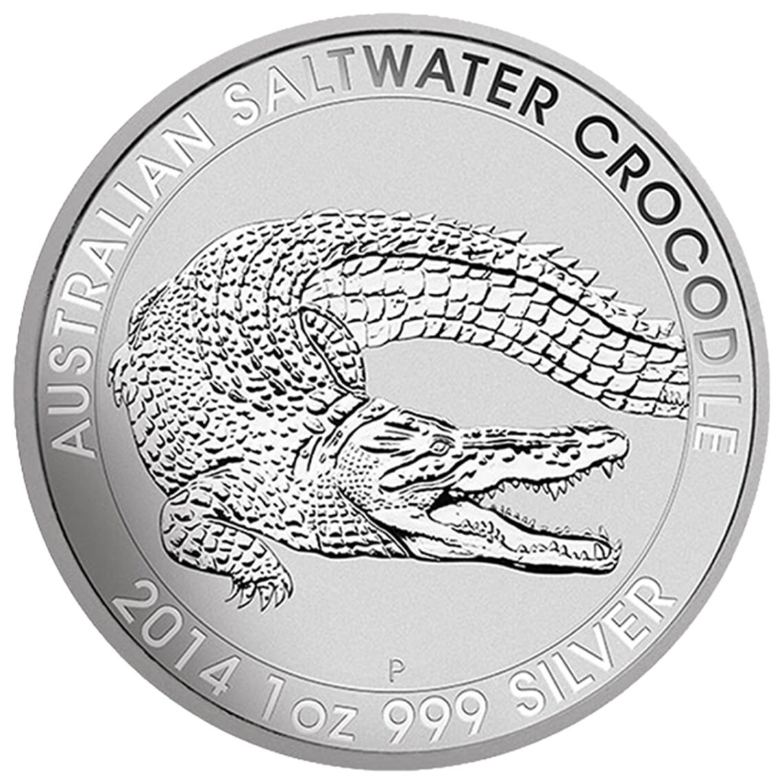 Australian Saltwater Crocodile 1 oz Silver Coin – Ausecure